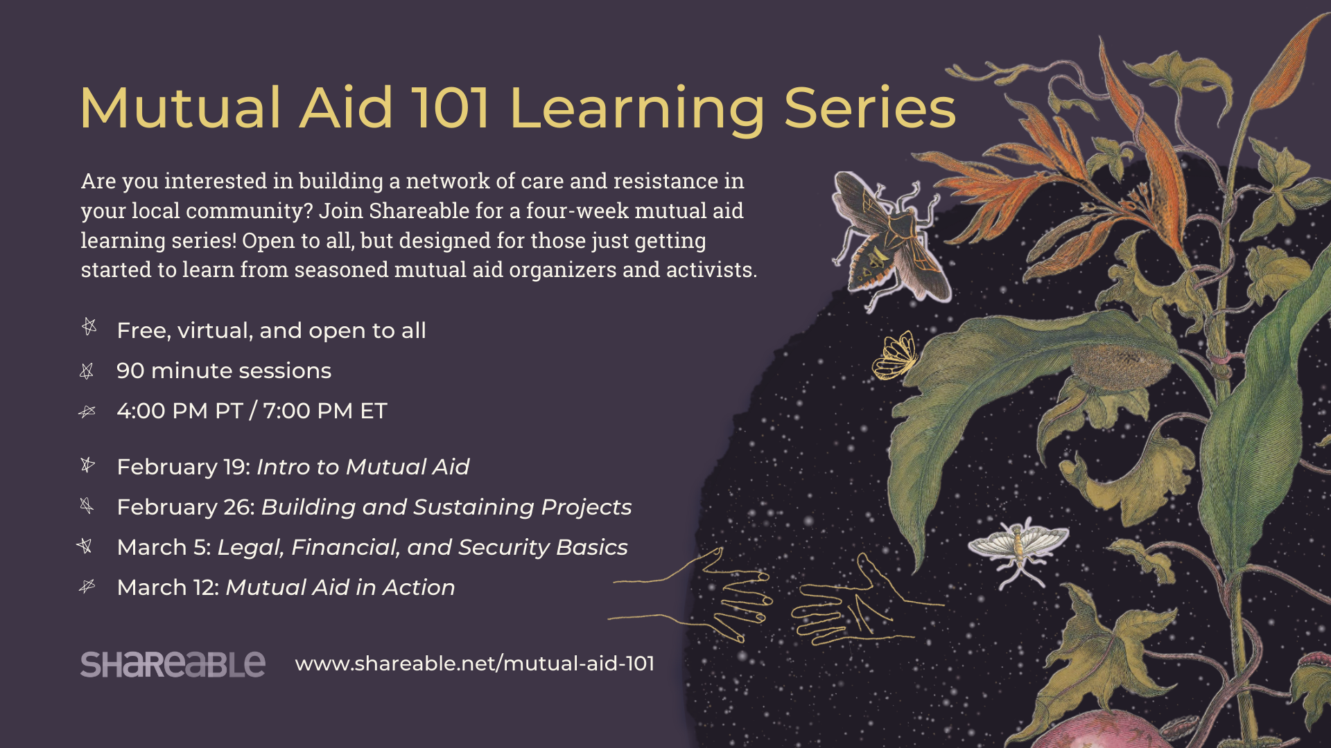 Mutual Aid 101 Learning Series - Shareable
